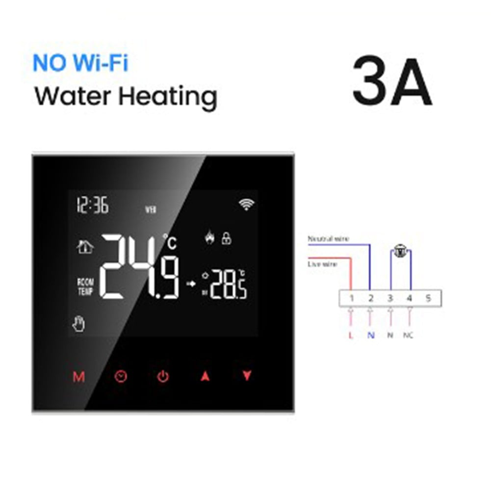 LCDtouch screen cycle programming water floor heating electric heating ...