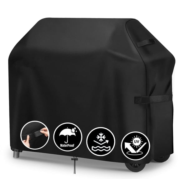 LCGOD Grill Cover, Heavy Duty BBQ Gas Grill Cover with Adjustable ...
