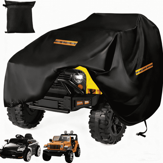 LCOGD Kids Ride-On Car Cover 52" x 28" x 24", Waterproof UV Protection ...