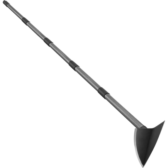 LCOKEIY 72" Long Handle Metal Hoe Garden Tool，Adjustable Triangle Hoe ...