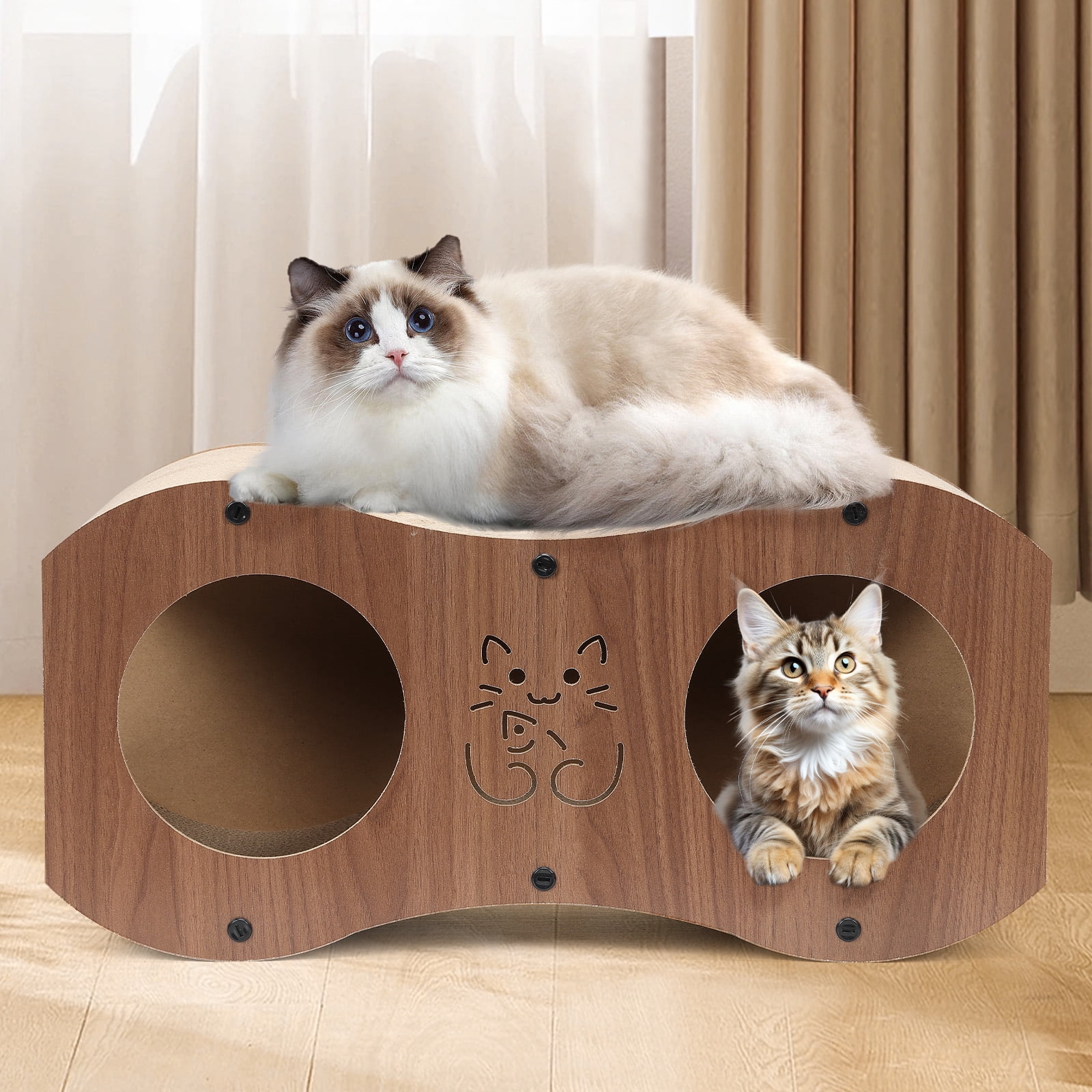 LCOKEIY Cat Scratch Pad, Large Double-Sided Scratch Pad, Cat Scratcher ...