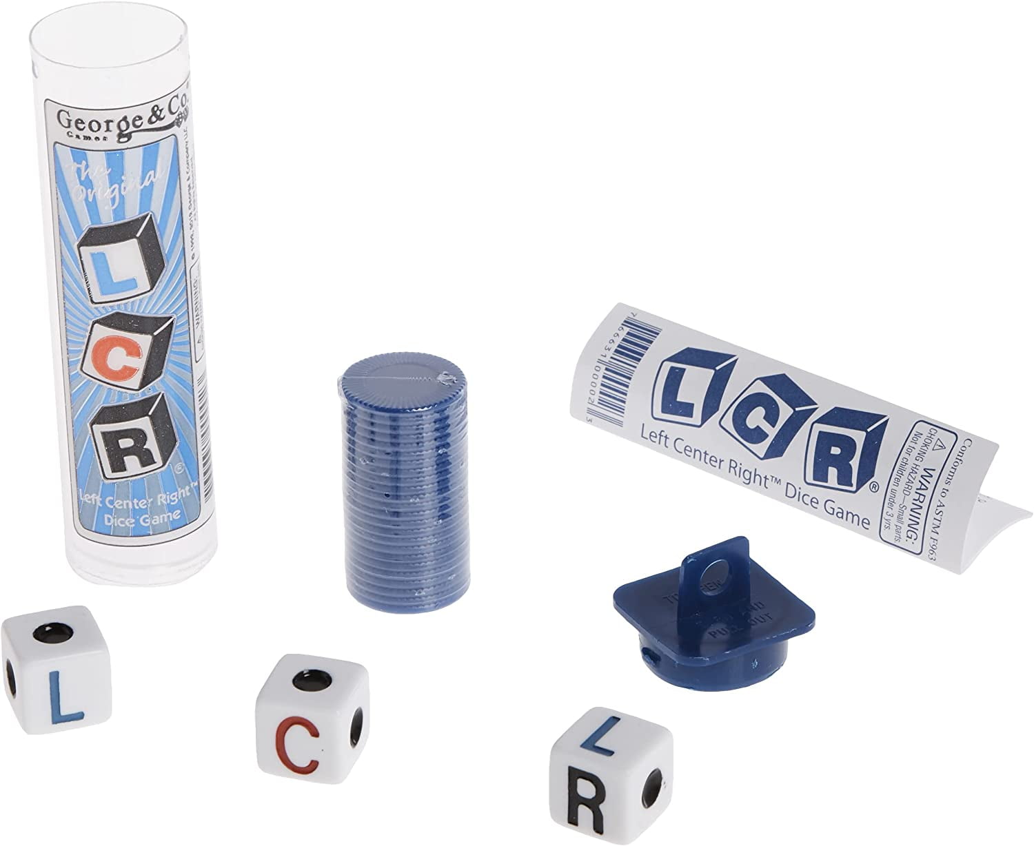 LCR Family Game (colors may vary) - Walmart.com