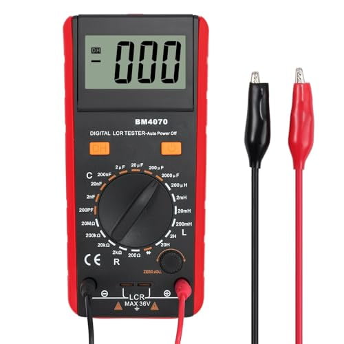 LCR Meter LCD Capacitance Inductance Resistance Tester Measuring Meter ...