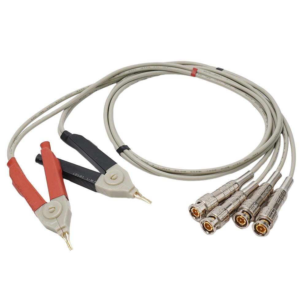 LCR Meter Test Cable Terminal Kelvin Clip Wires with 4 BNC - Walmart.com