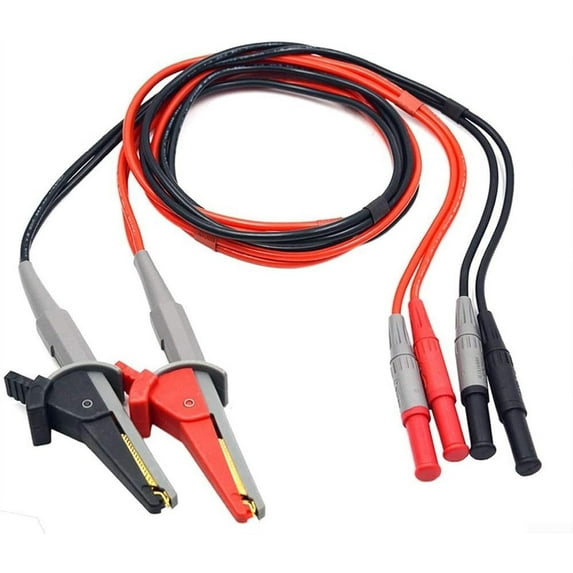 LCR Meter Test Leads Terminal, Kelvin Clips Cable Wires, To 4Mm Safety ...