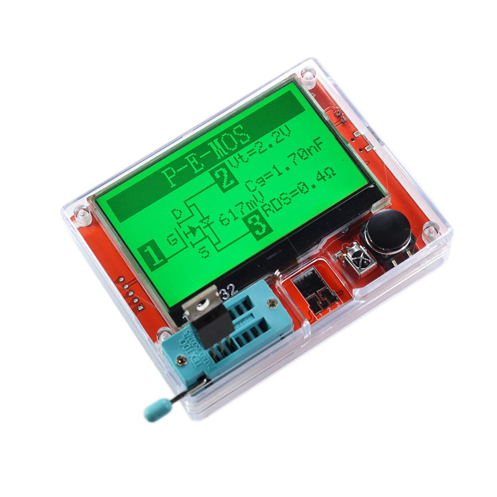 LCR-T10H Digital Transistor Tester Multimeter Diode Triode Capacitance ...
