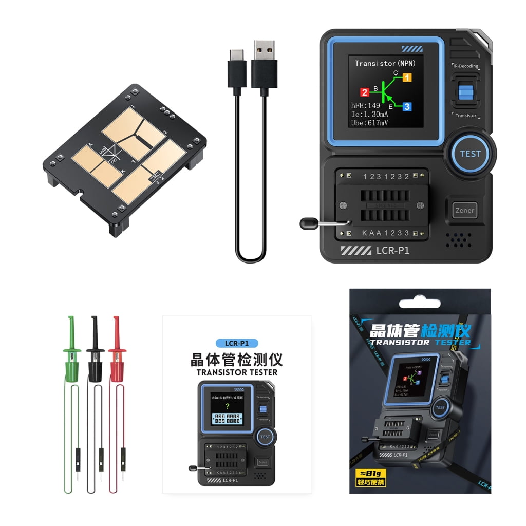 Professional LCRP1 Transistor Electronic Tester For Transistors,Triodes ...