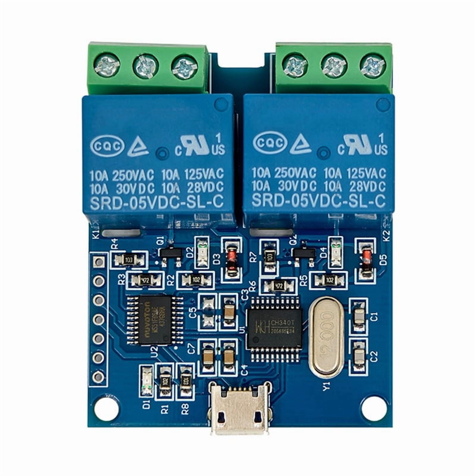 LCUS-2 Type Two-Way USB Relay Module Intelligent Control USB Switch USB ...