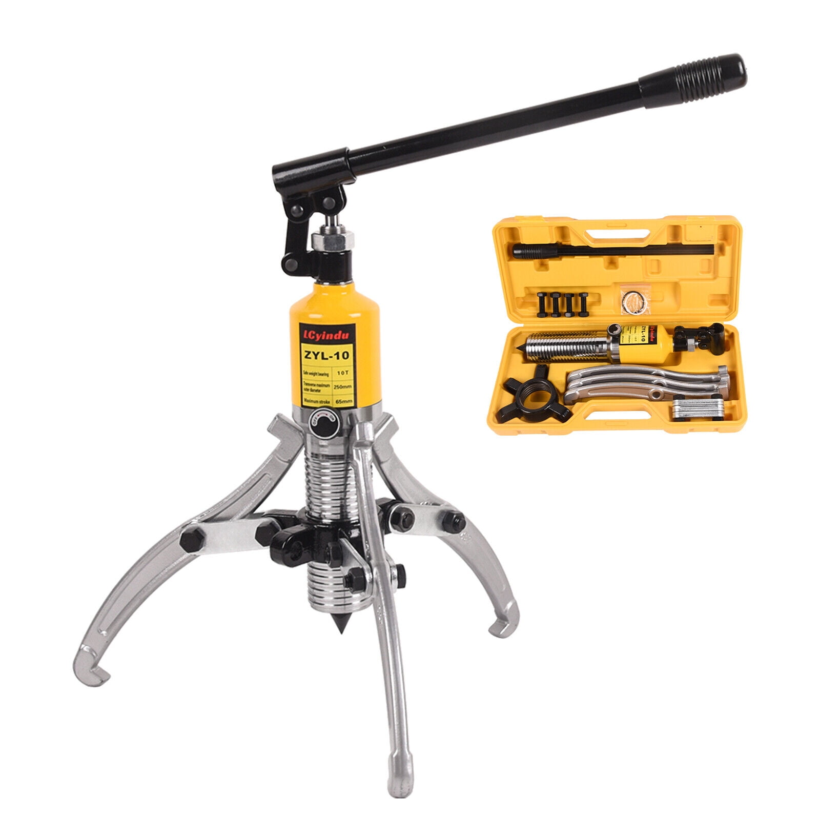 LCyindu 10Ton Hydraulic Gear Puller 2/3 Jaws Bearing Hub Separator ...