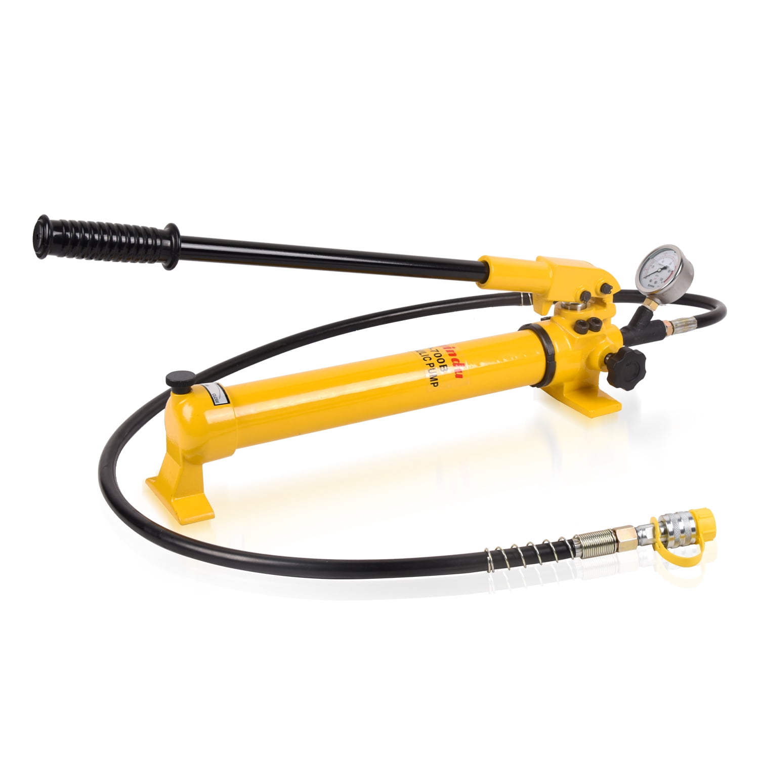 LCyindu Hydraulic Hand Pump 900cc 10000Psi with Pressure Guage for ...