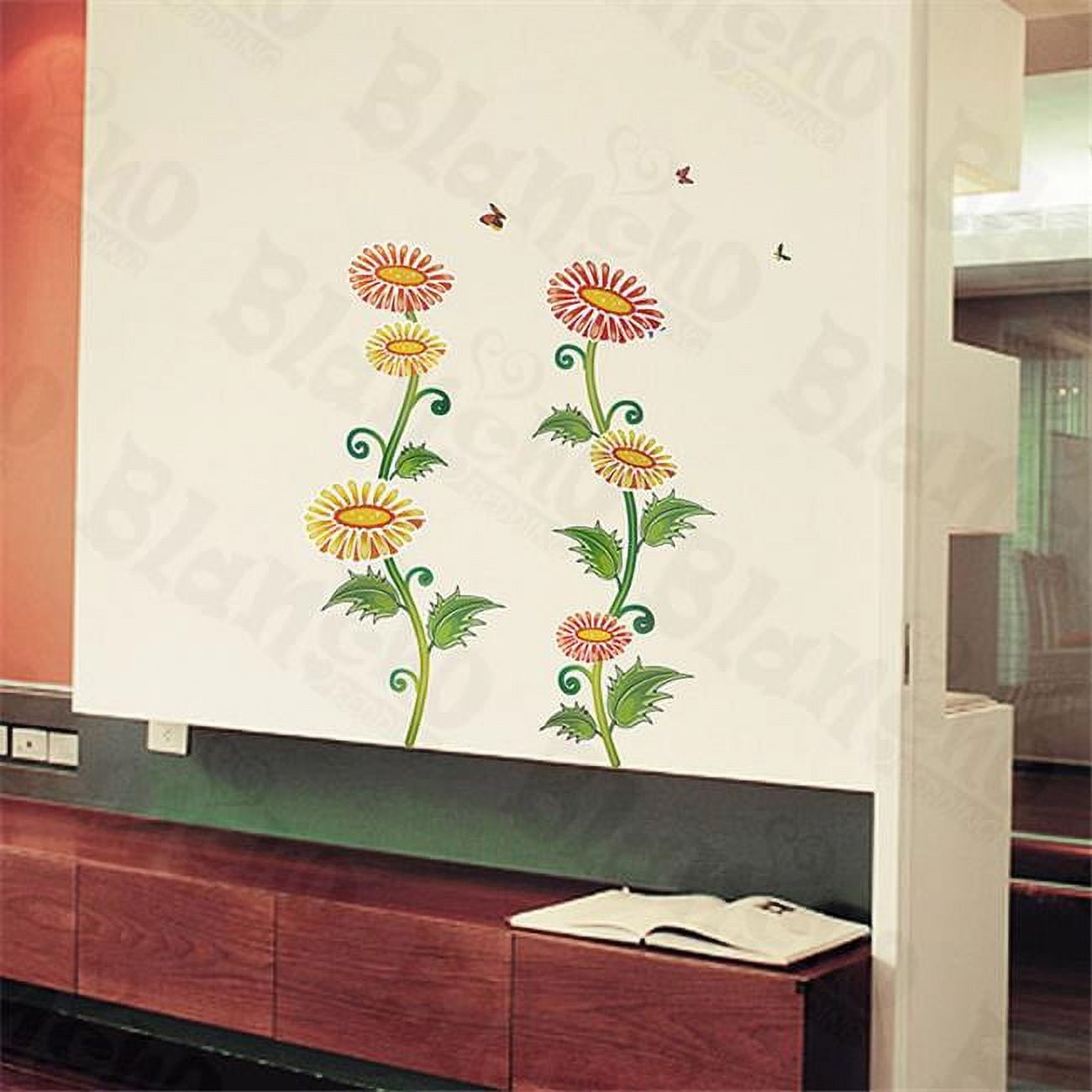 LD-8078 Flourish Pile - Wall Decals Stickers Appliques Home Decor ...