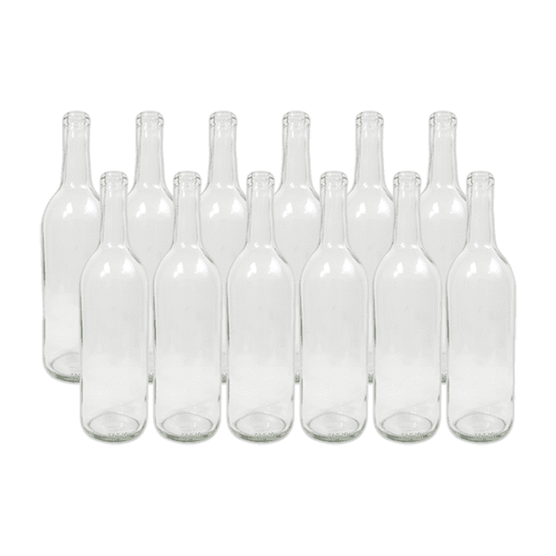 LD Carlson Clear 750 mL Wine Bottles - 12/Case - Walmart.com