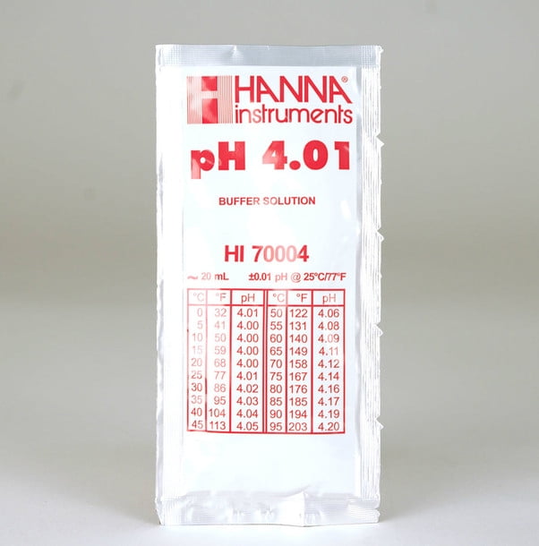 LD Carlson pH Meter Buffer Solution For pH 4.01 (20Ml) - Walmart.com