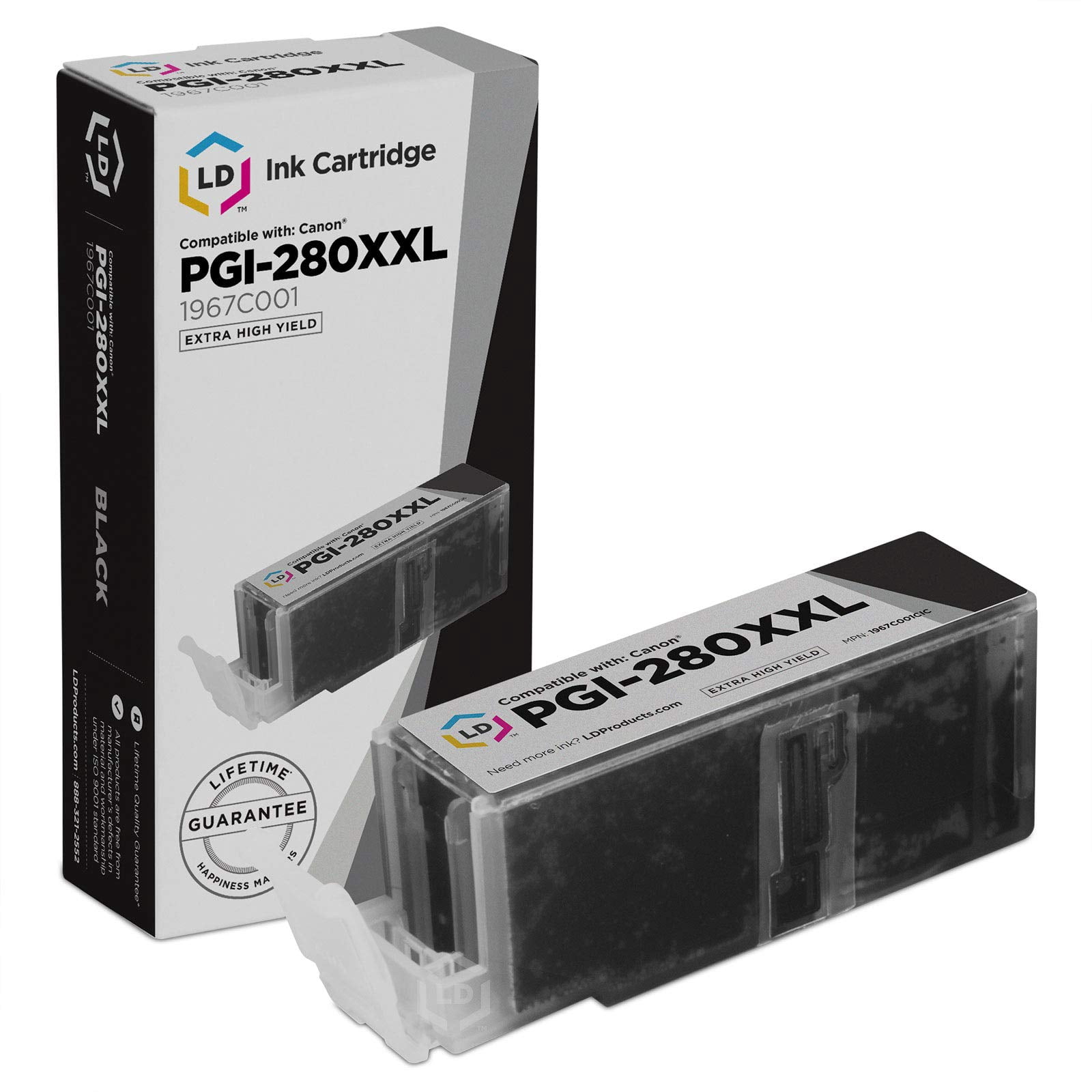 LD Products Compatible Replacement for Canon PGI-280XXL / 1967C001 ...