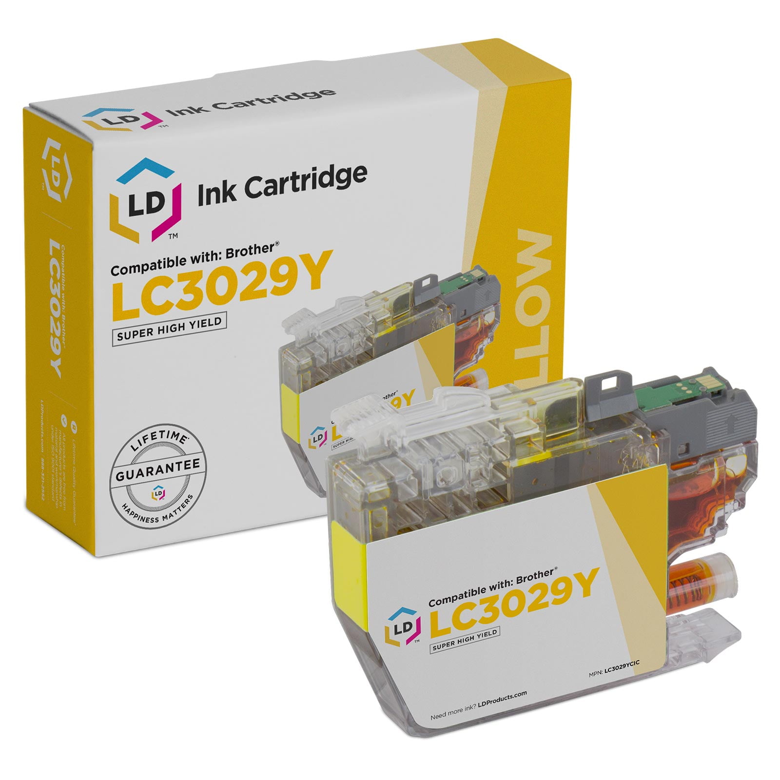 LD Products Compatible Replacement Brother LC3029 / LC3029Y Super High ...