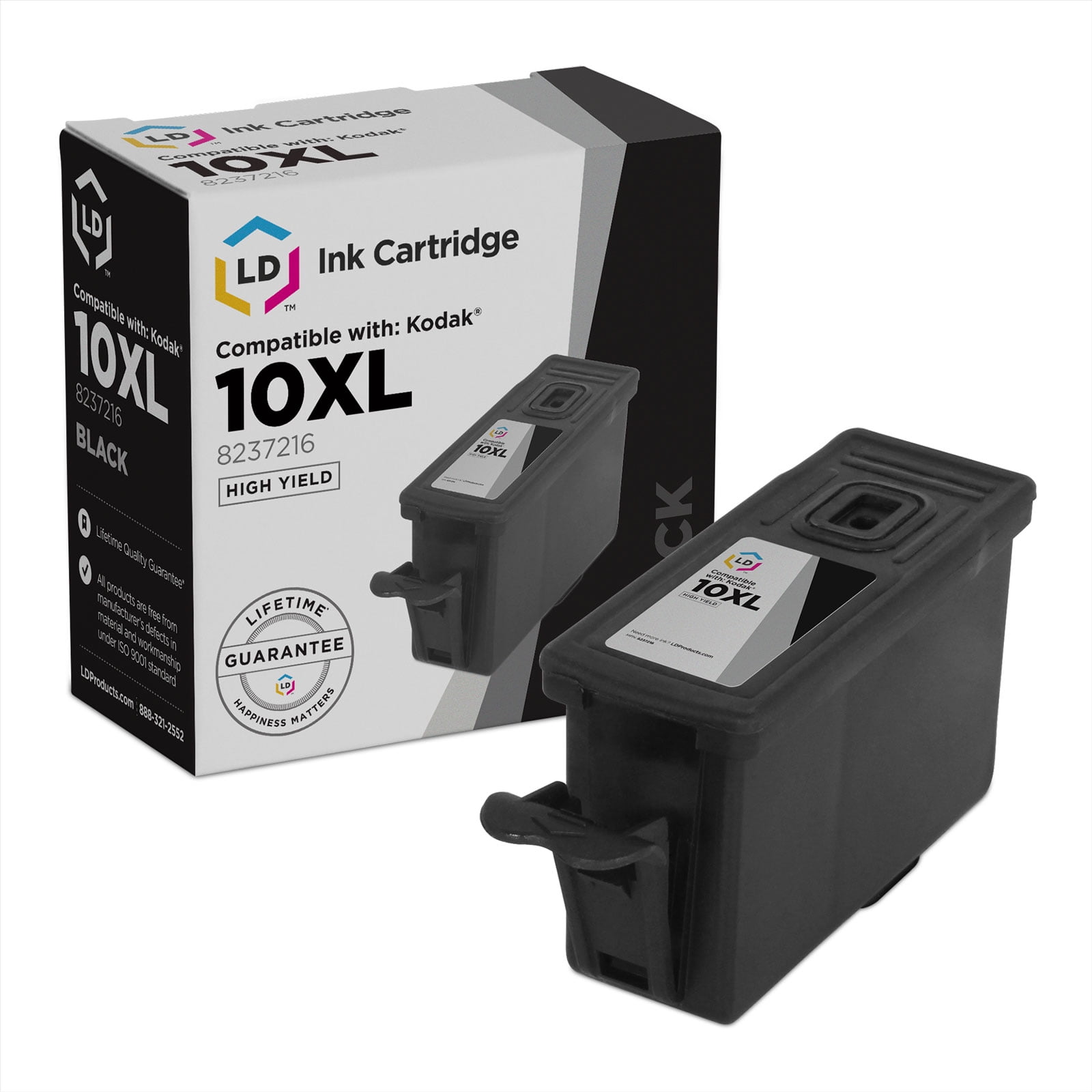 LD Compatible Ink Cartridge Replacement for Kodak 10XL 8237216 High ... LD Compatible Ink Cartridge Replacement for Kodak 10XL 8237216 High ...