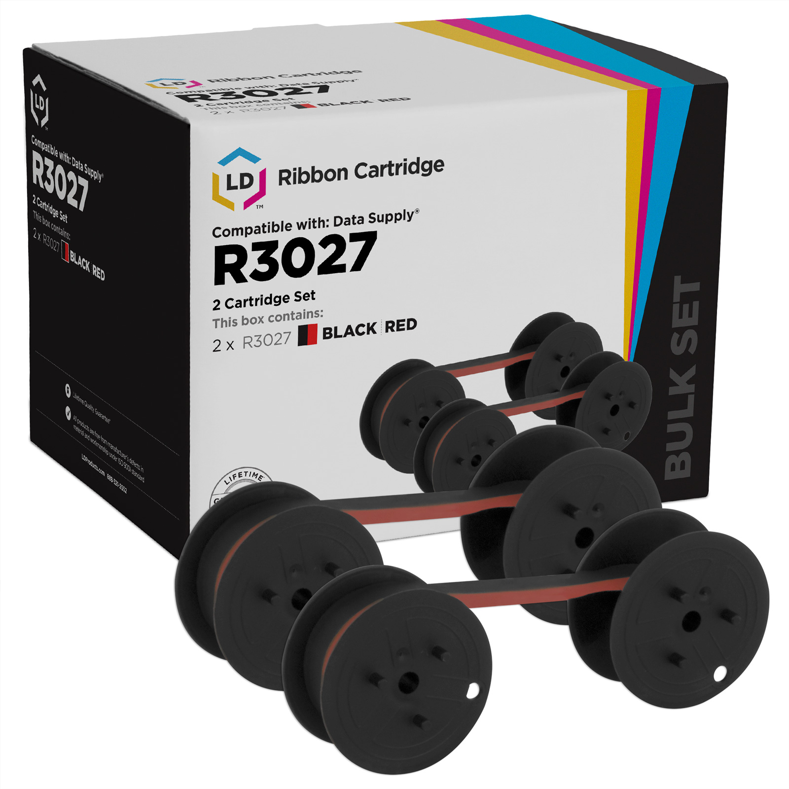 LD Compatible Printer Ribbon Cartridge Replacement for Data Supply ...