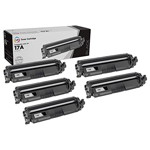LD Compatible Toner Cartridge Replacement for HP 17A CF217A (Black, 5 ...