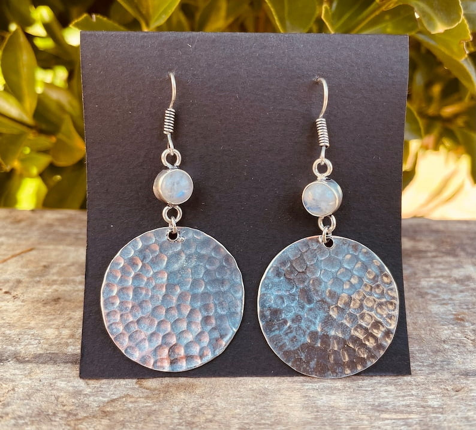 LD DESIGNS Moonstone Pendant Earrings Ethnic, rustic, yoga, hippie ...