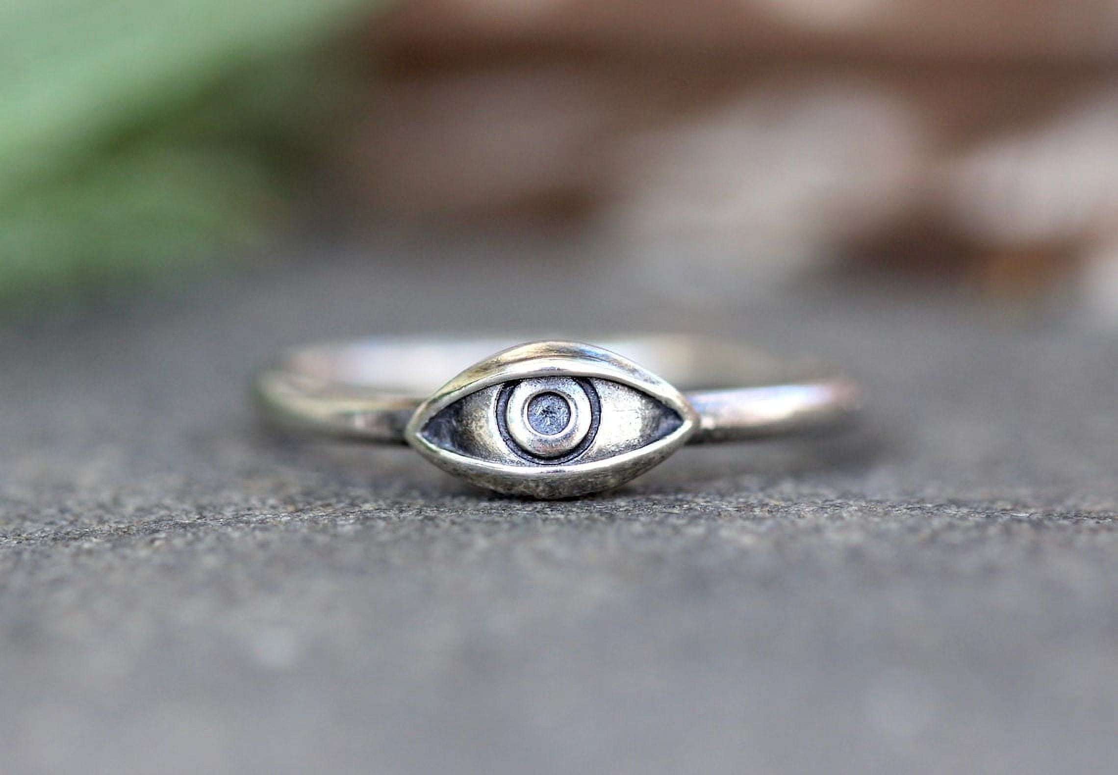 LD DESIGNSEvil Eye Ring Silver All Seeing Eye Ring Sterling Silver Eye ...