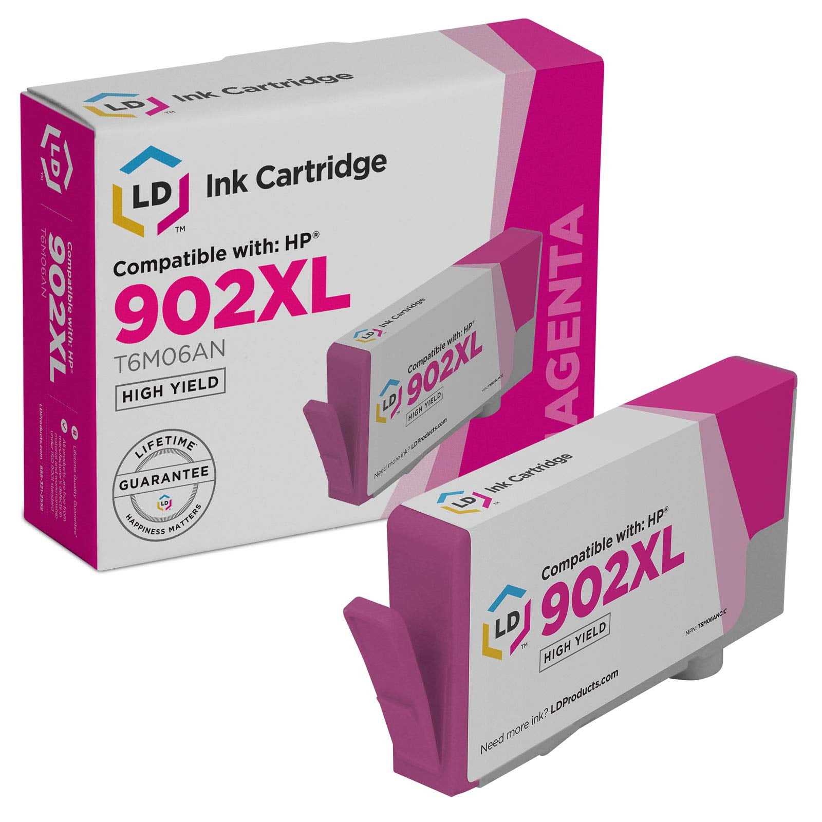 LD Products Compatible Ink Cartridge Replacement for HP 902XL 902 XL ...