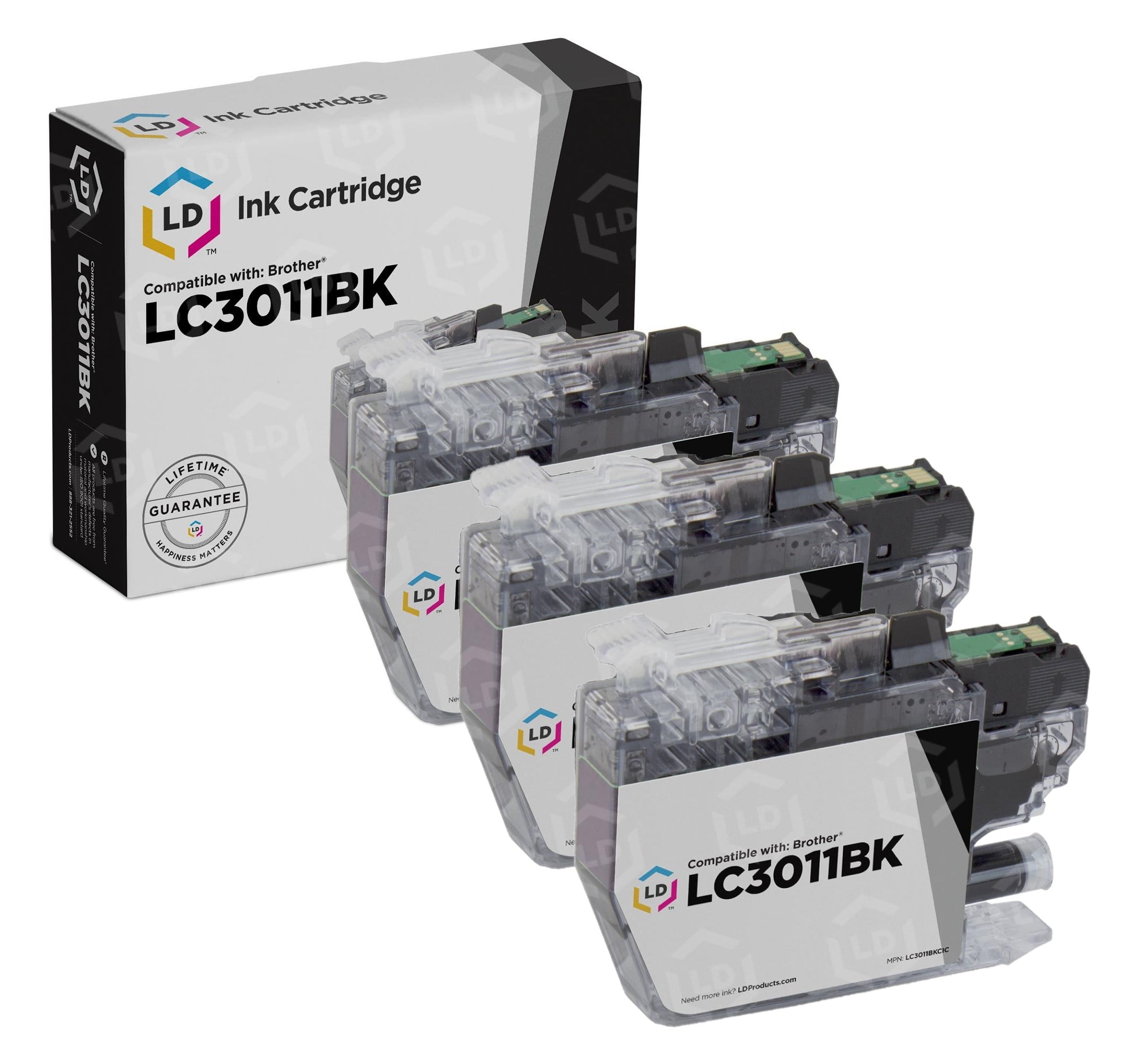 LD Products Compatible Ink Cartridge Replacement for Brother LC3011BK ...