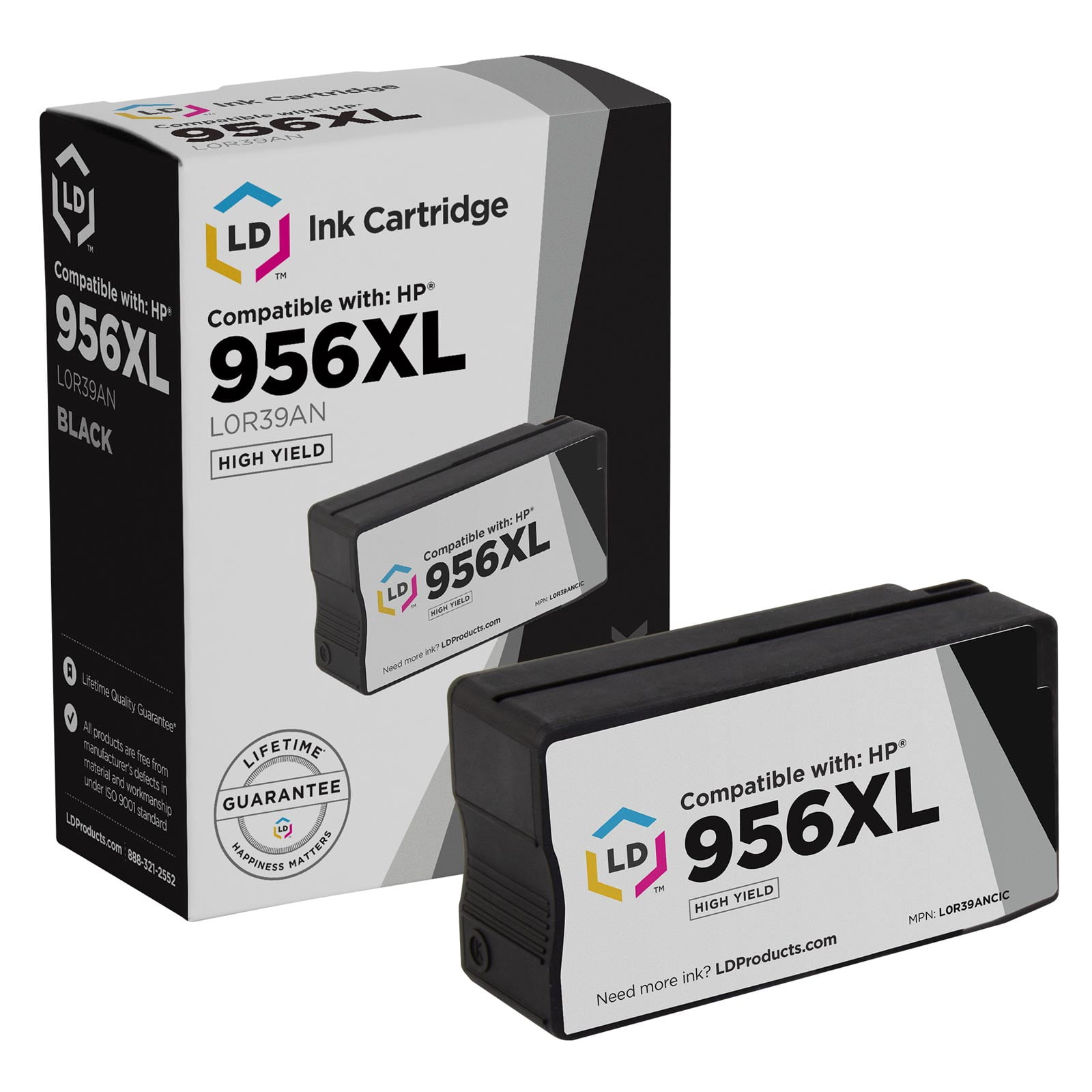 LD Products Compatible Ink Cartridge Replacement for HP 956XL L0R39AN ...