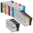 LD Products Compatible Brother LC61 Ink Cartridge Replacements, 10-Pack ...