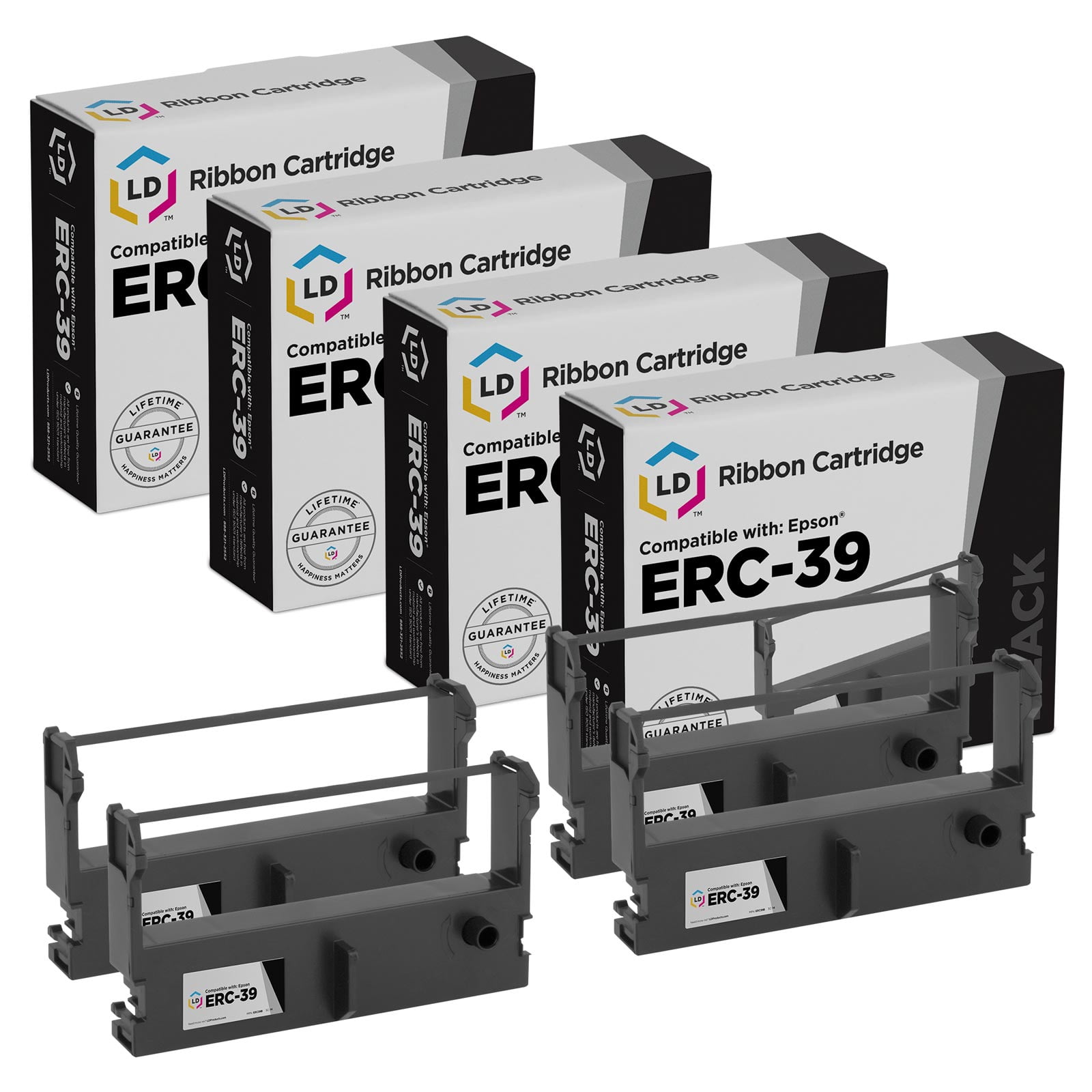 LD Products Compatible Printer Ribbon Cartridge Replacement for ERC-39 ...