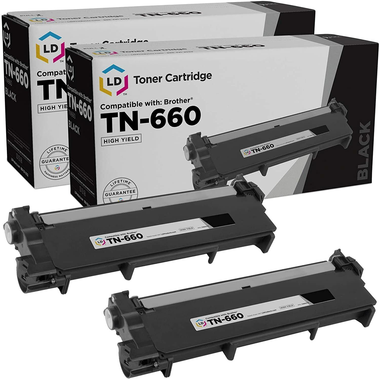 LD Products Compatible Replacement Laser Toner Cartridge for Brother ...