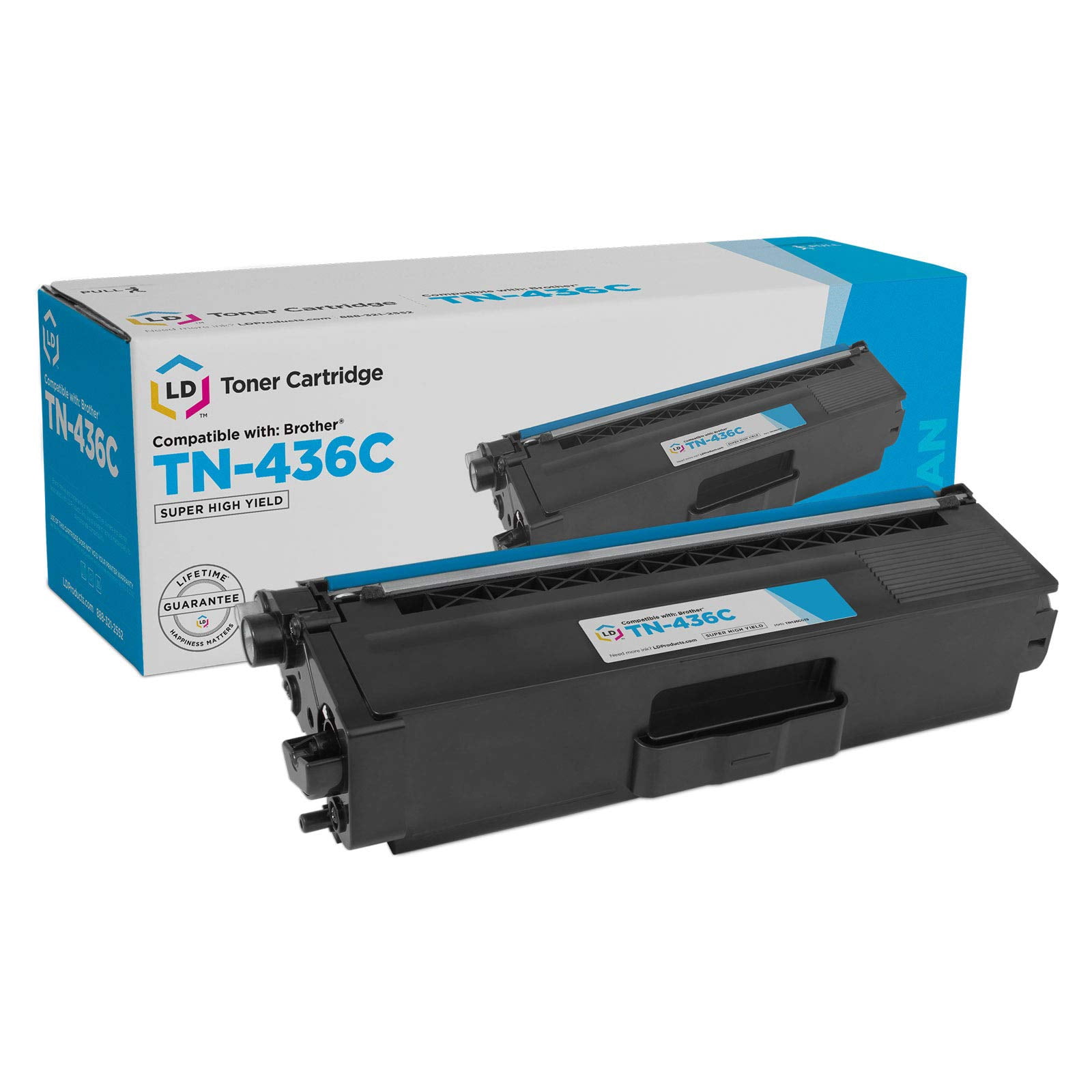 LD Products Compatible Replacement Cyan Toner for Brother TN-436 TN436Y ...