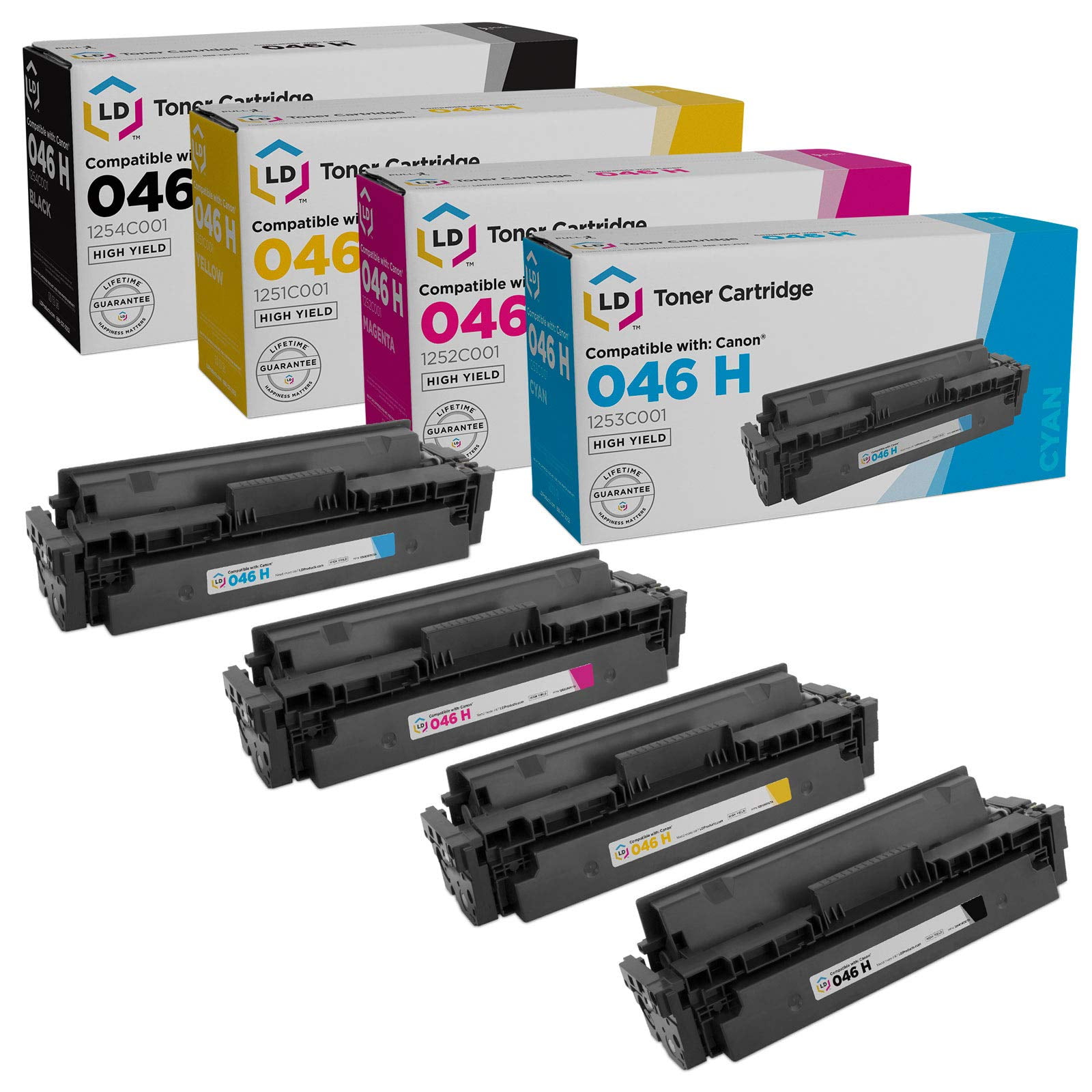 LD Products Compatible Toner Cartridge Replacements for Canon 046H High ...