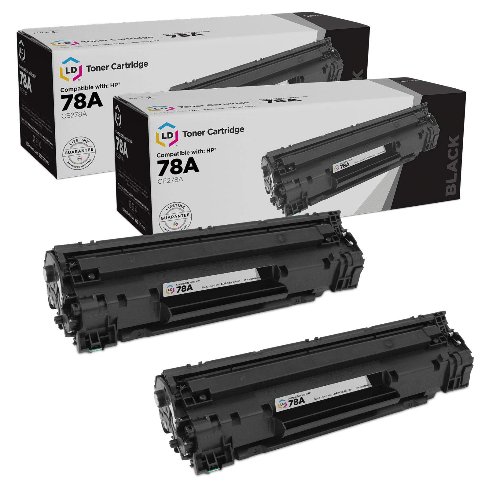 LD Products Compatible Toner Cartridge Replacements for HP 78A CE278A ...