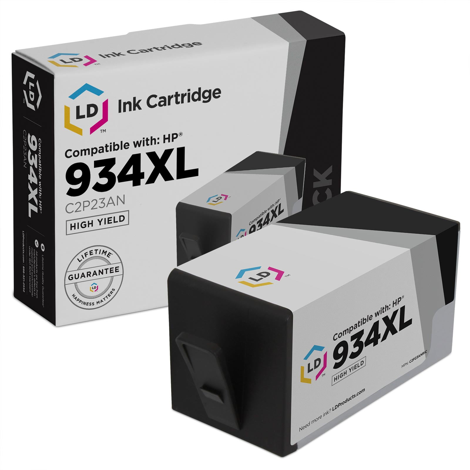 LD Products Remanufactured C2P23AN 934XL Replacement for 934XL Ink ...