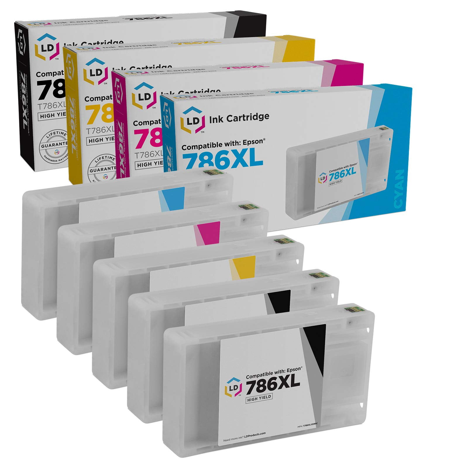 LD Products Replacement for Epson 786XL 786 XL High Yield Ink ...