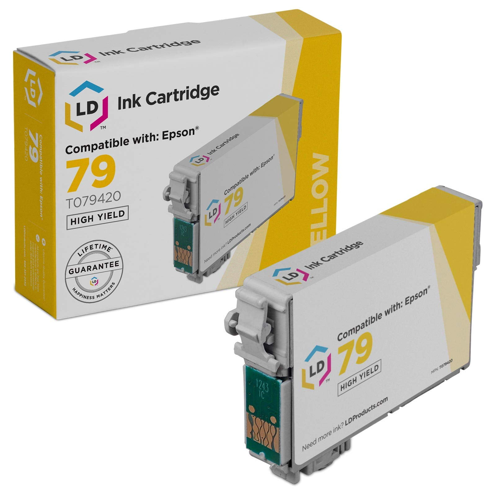 LD Products T079420 79 Compatible Replacement Yellow Ink Cartridge for ...