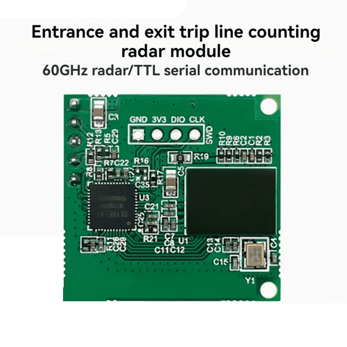 LD6001C 60GHz MmWave Radar Sensor Passenger Flow Statistics Sensor ...