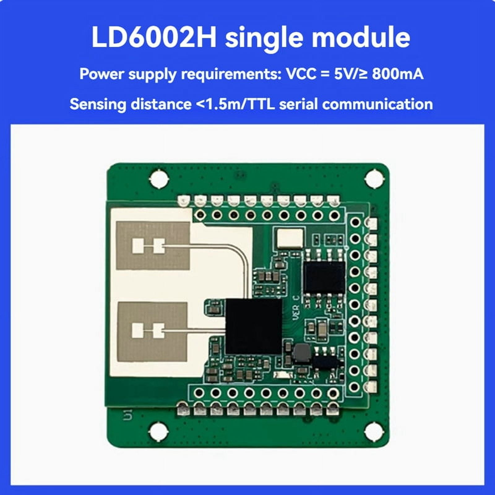 LD6002H 60G Radar Module Breathing and Heartbeat Detection Radar Module ...
