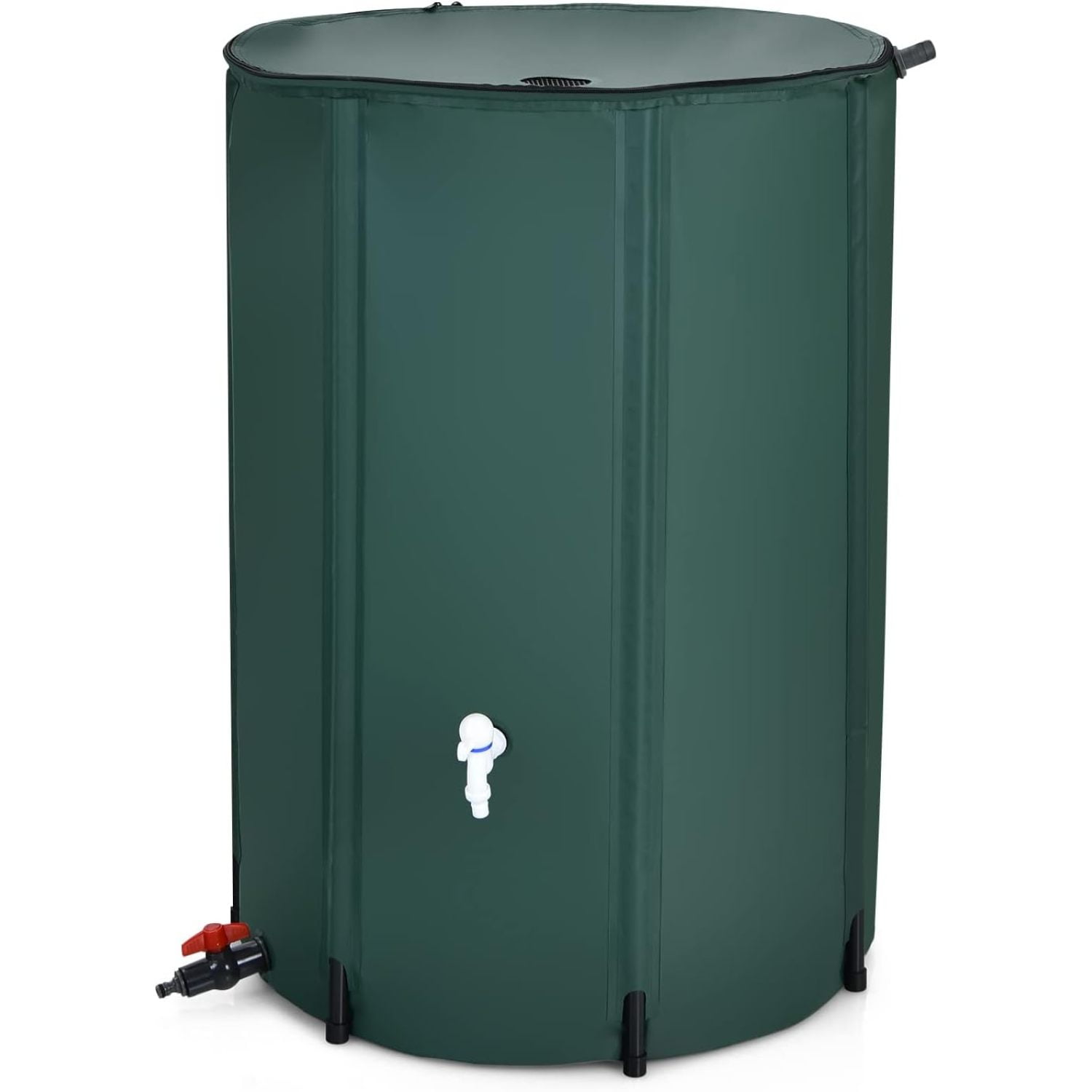 LDAILY 100 Gallon Collapsible Rain Barrel to Collect Rainwater from ...