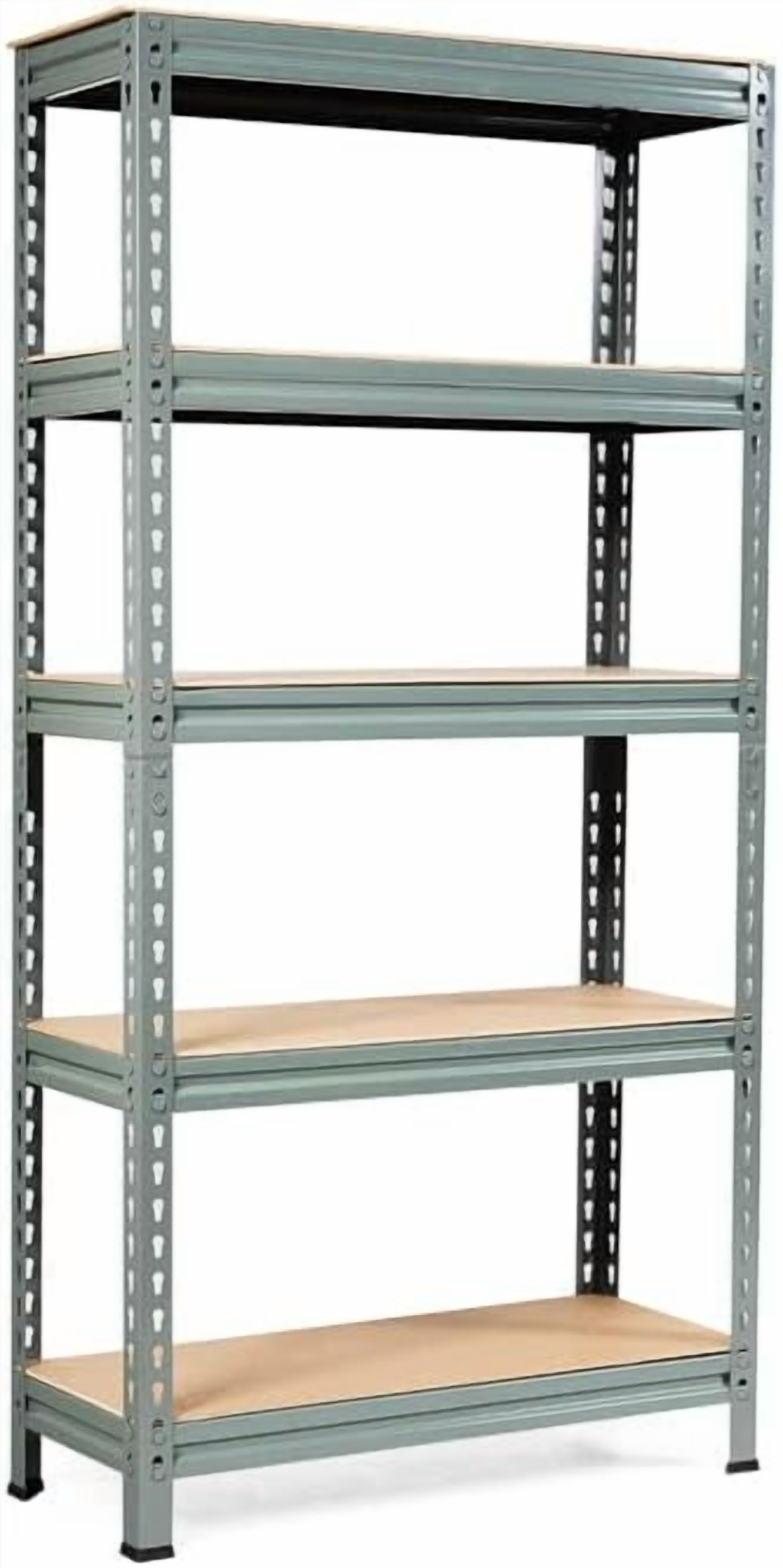 LDAILY 5-Tier Storage Rack, Heavy Duty Steel Shelf Unit with Adjustable ...