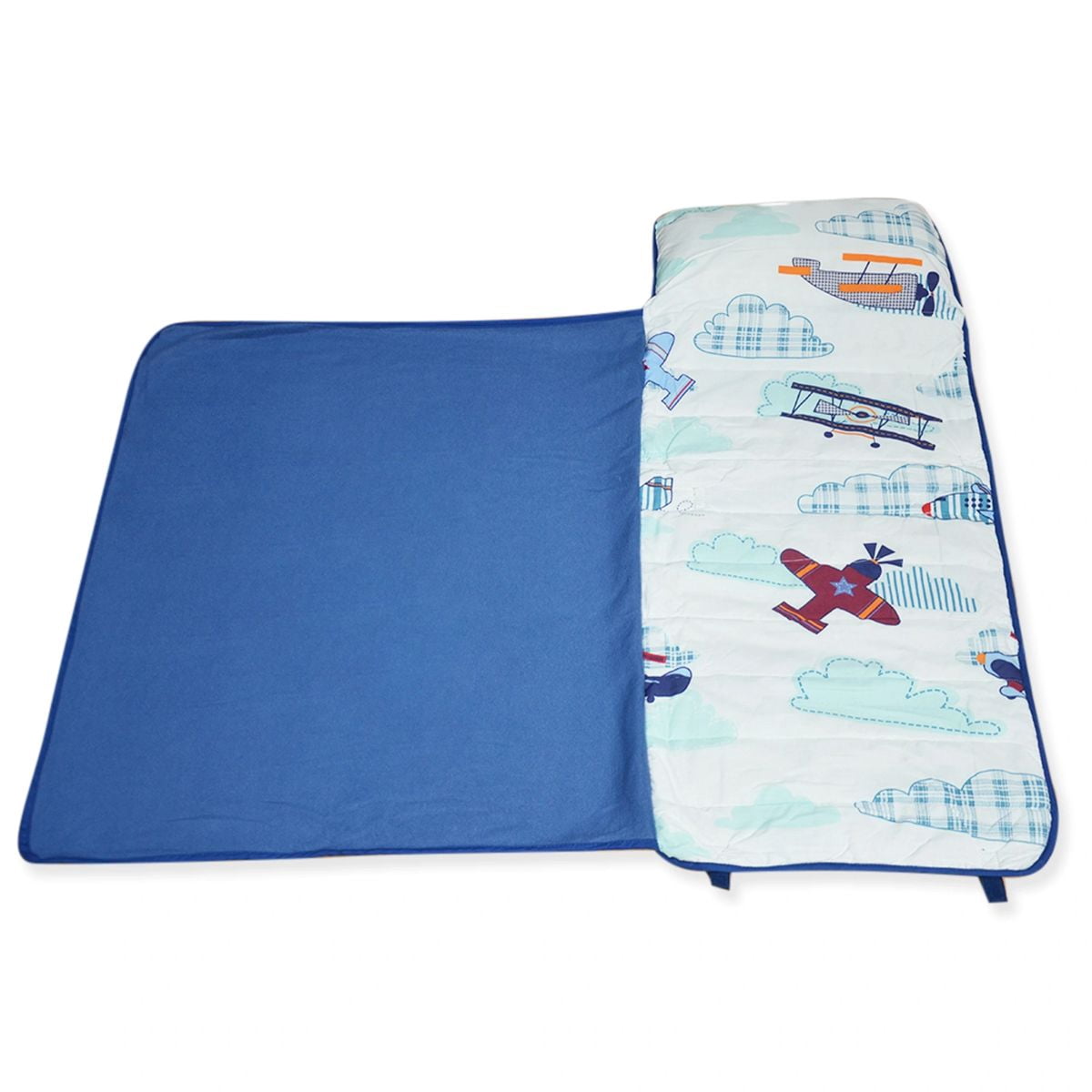 LDD Home 3 in 1 Pillow, mat and Fleece Blanket Kids Nap Mat Set 50