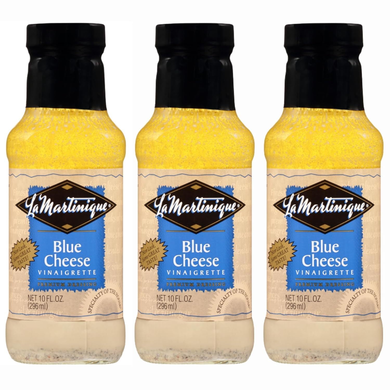 LDHF Blue Cheese Vinaigrette Dressing - Hand-Crumbled Blue Cheese Salad ...