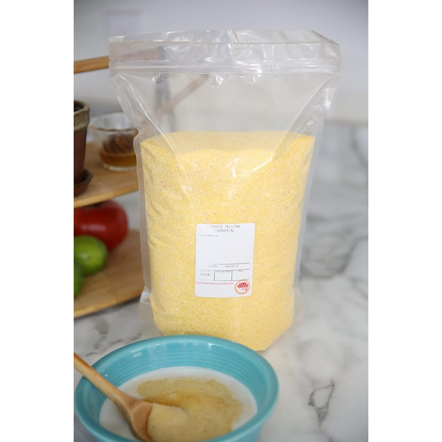 LDHF Coarse-Ground Yellow Corn Meal, Bulk Bag, 80.0 Ounce - Walmart.com