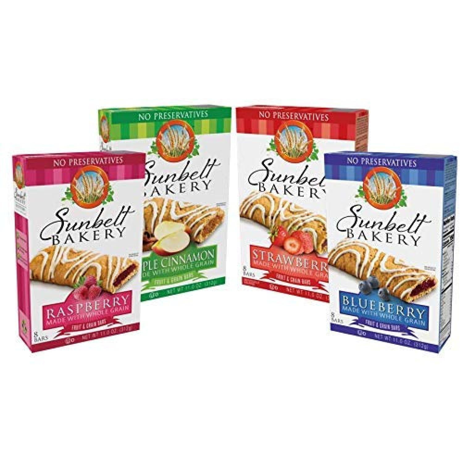 LDHF Fruit & Grain Cereal Bars, 4 Flavor Variety Pack, No Preservatives ...