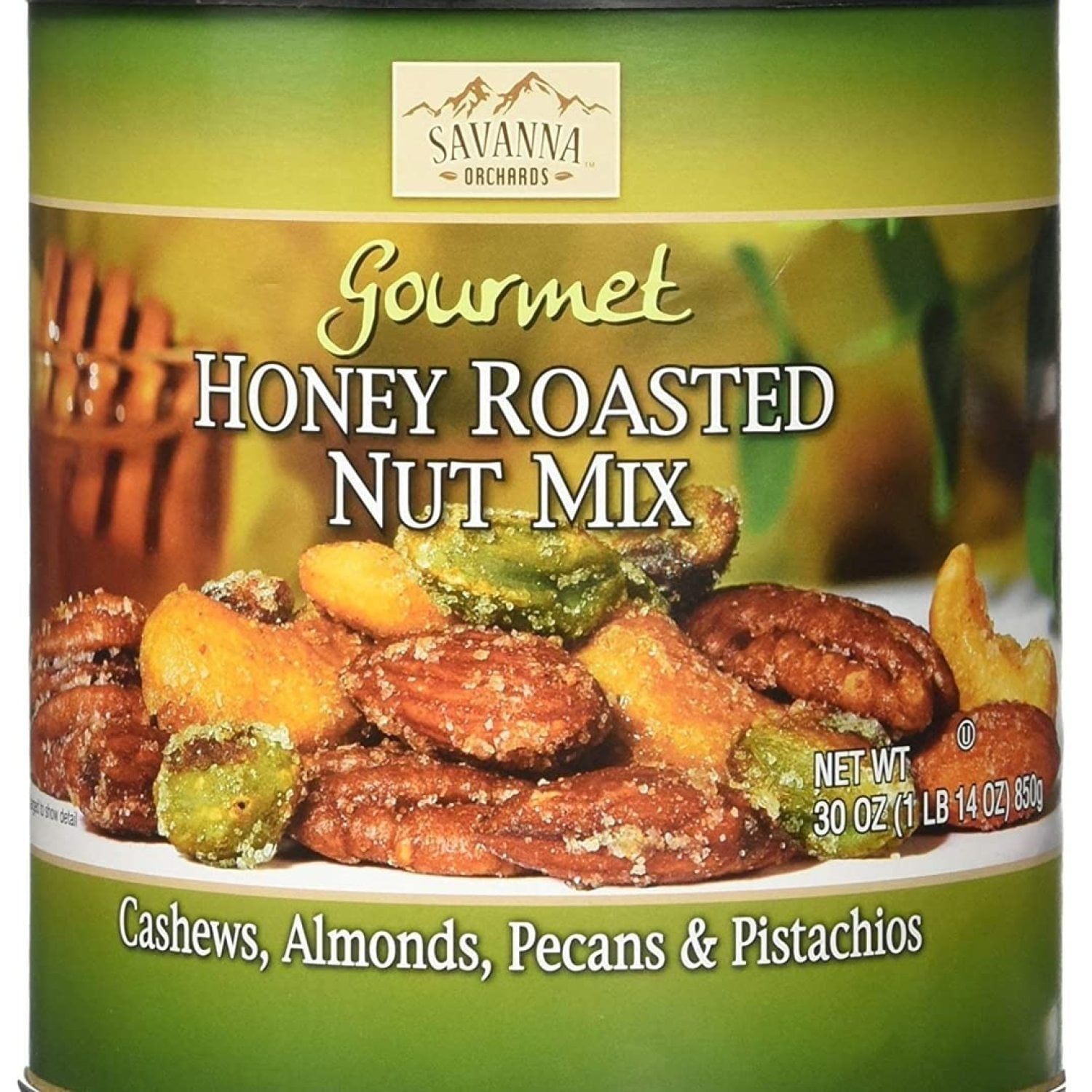 LDHF Gourmet Honey Roasted Nut Mix - Cashews, Almonds, Pecans and ...