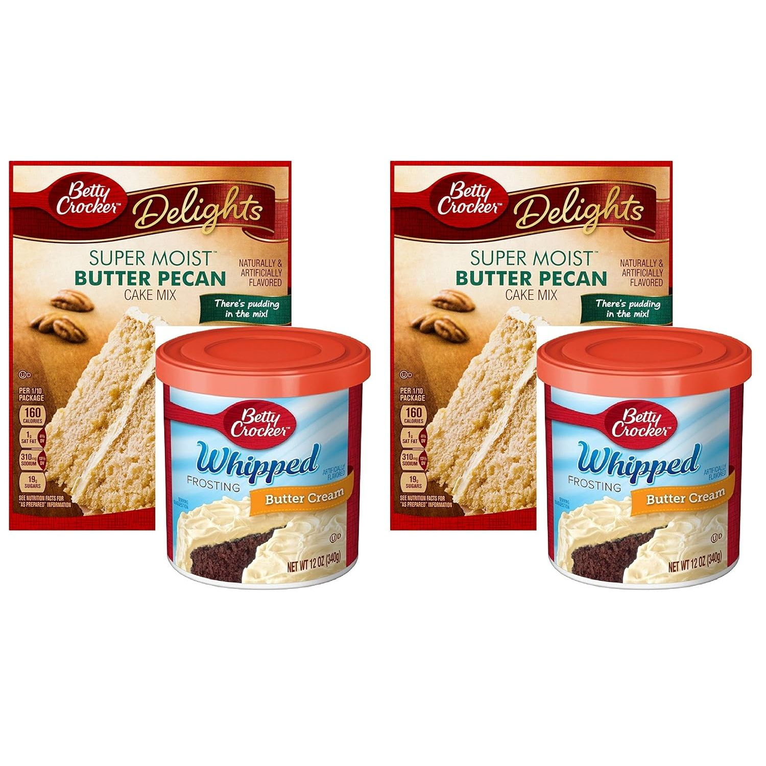 LDHF Super Moist Butter Pecan Cake Mix and LDHF Whipped Buttercream ...