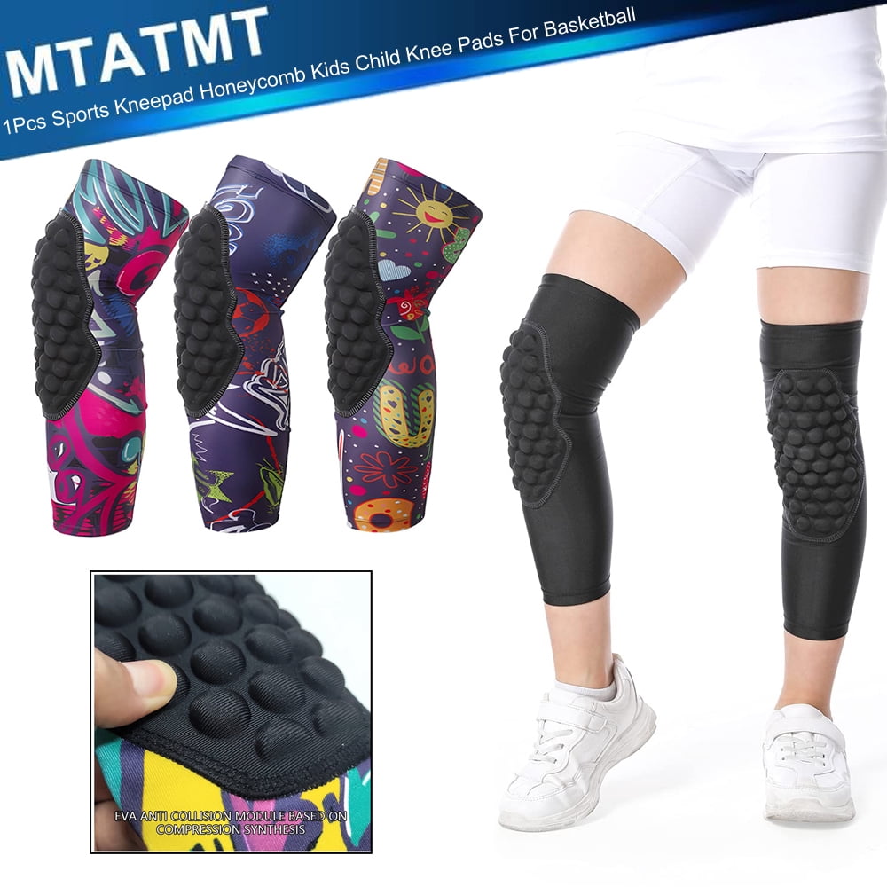 LDKJ 1Pcs Sports Kneepad Honeycomb Child Basketball Volleyball Knee ...