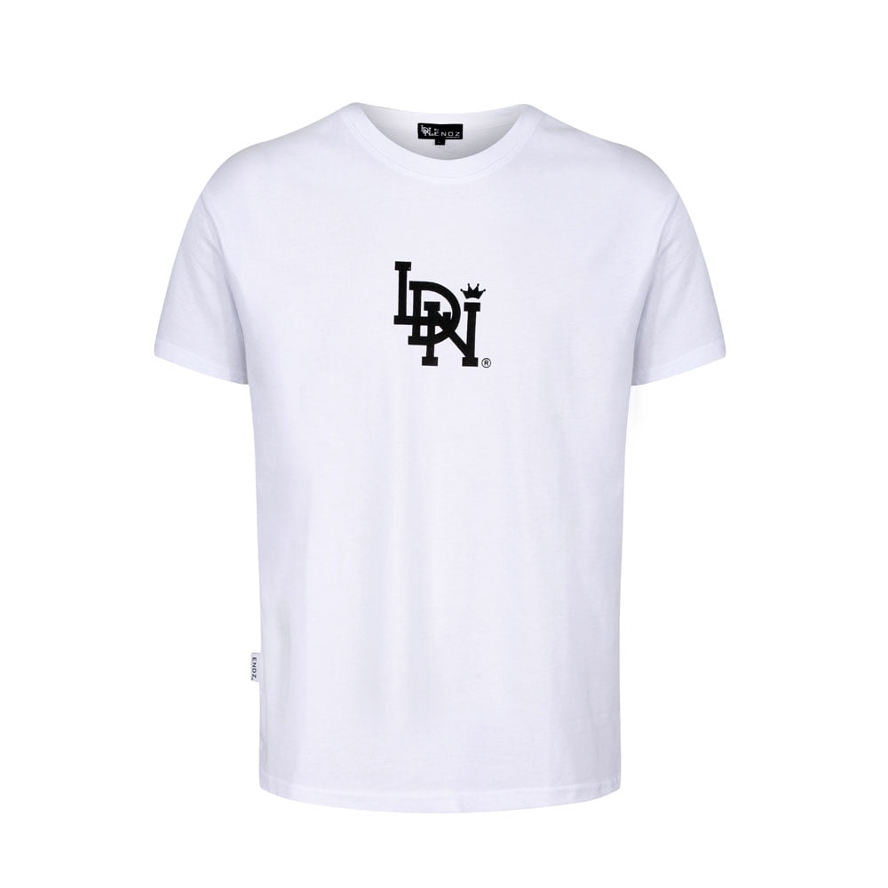 LDN Original T-Shirt Mid Logo White - Walmart.com