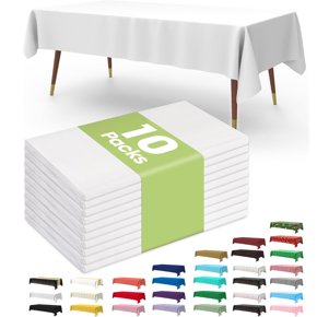 White Disposable Tablecloths