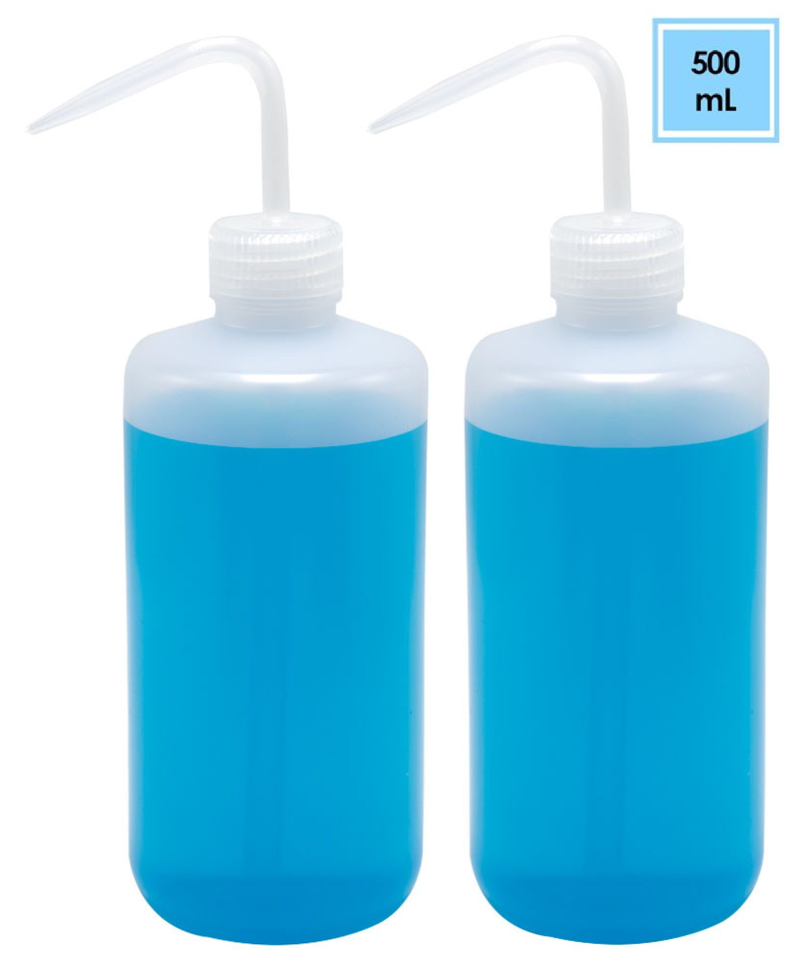 LDPE Safety Wash Bottle w/Long Tip 500ml (Qty 2) by BioRx Sponix ...